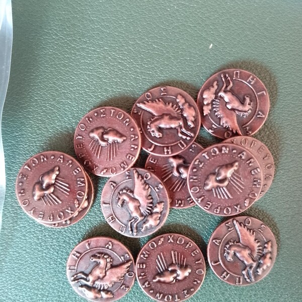 Smoke & Fire Tokens (10) - Etsy