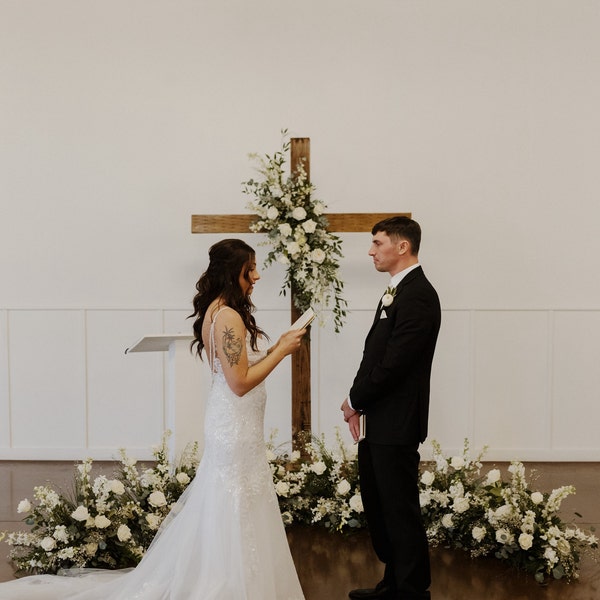 DIY Wedding Cross | Wooden Ceremony Alter (PDF Building Plans) - Etsy