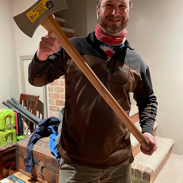 Personalized Axe - Long Axe - Engraved Axe - Firefighter Gift- Best Man ...