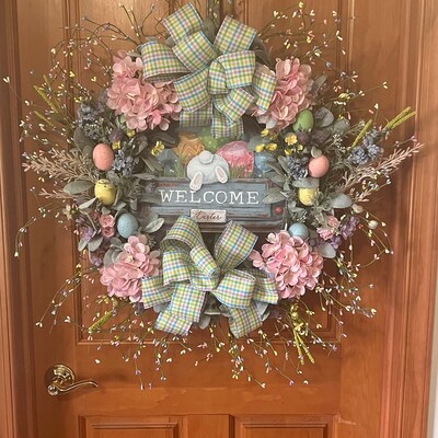 Extra Large Front Door Wreath, Double Door Wreaths, Wedding Wreath ...