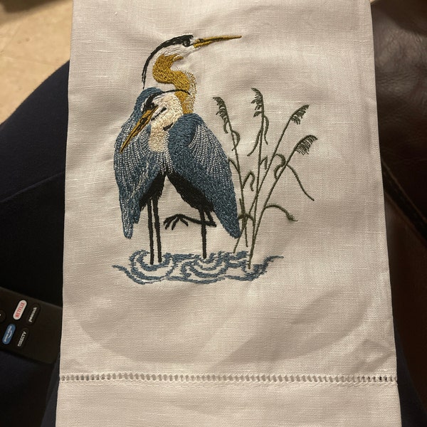 A Couple of Herons Embroidery Design - Etsy