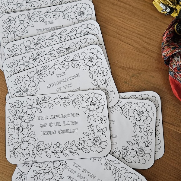 30 Flashcards | Orthodox Christian Twelve Great Feasts & Pascha Set ...