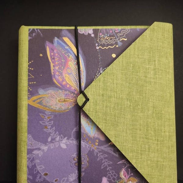 Handmade Half Leather Binding. Notebook Lined, Brown - Etsy