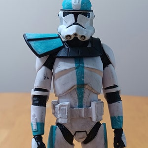 Phase 2 Commander Fox Doom Clone Trooper Realistic Head 1:12 | Etsy