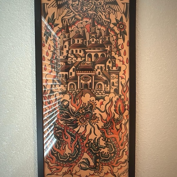 Jungle Reaper American Traditional Tattoo Flash Sheet [2nd Edition ...