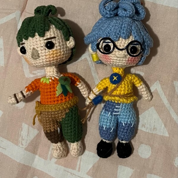 It Takes Two Crochet Dolls: May and Cody ınspired Amigurumi - Etsy