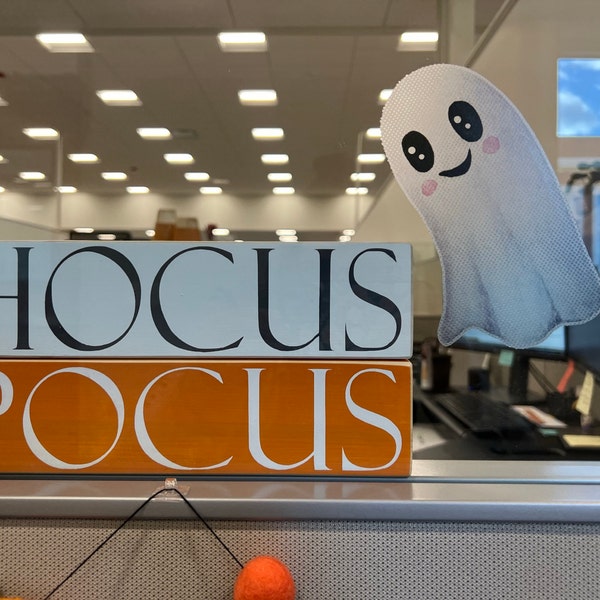 Cute White Ghosts Window Sticker Pack, Ghost Window Stickers, Halloween ...