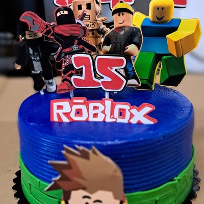 Roblox Birthday Cake Topper. - Etsy