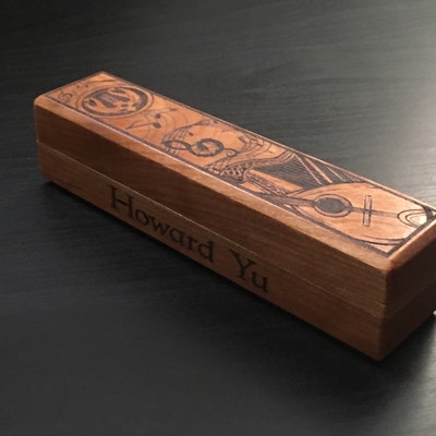 Tengwar Elven Script Dice Box Personalized Wooden Dice Vault RPG ...