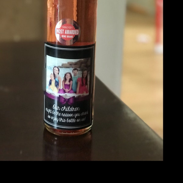 Funny Gift for Teacher / Personalized Christmas Wine Labels / Our ...