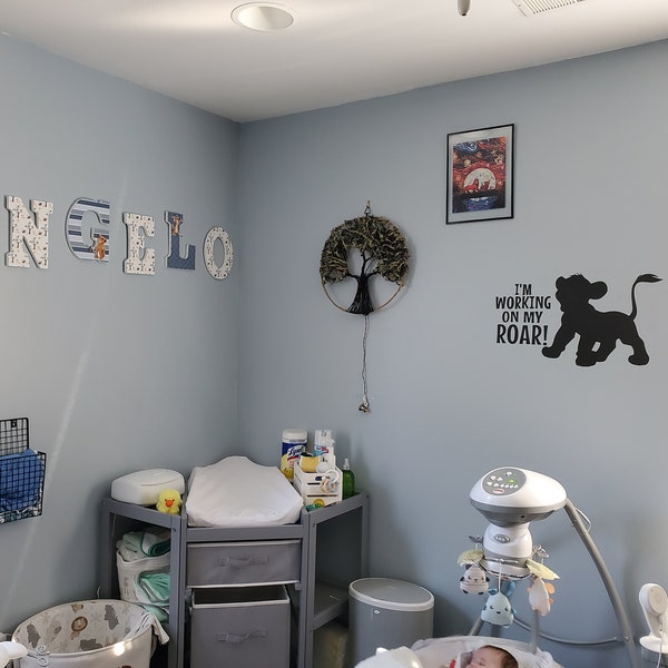 Lion King Letters Baby Lion King Adventure Lion King Nursery Decor Lion ...