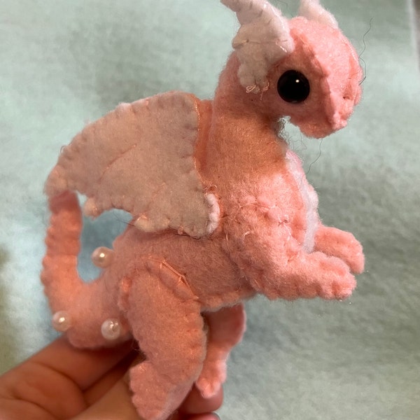 Baby Dragon. DIY Stuffed Felt Animal Pattern and Guide. - Etsy