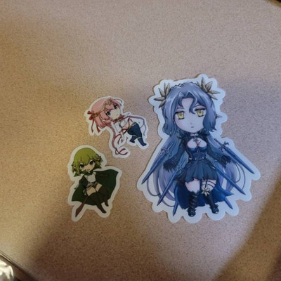 Danmachi Stickers Vol. 1 bell, Ais, Aisha, Syr, Alise, Haruhime, Naaza ...