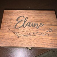 Love Letter Box Valentines Day Gift. Personalized Small Wooden ...