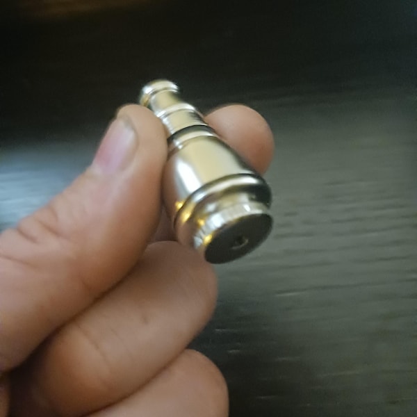 Brass or Nickle Mini Pocket Pipe -metal,class,brass Collectible - Etsy