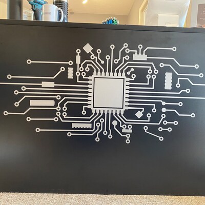 Circuit Board Decal for Laptop Window Car Bumper Technology - Etsy