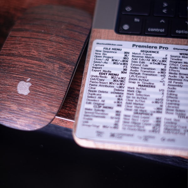 Adobe Premiere Pro Quick Reference Keyboard Shortcuts for Any MacBook ...