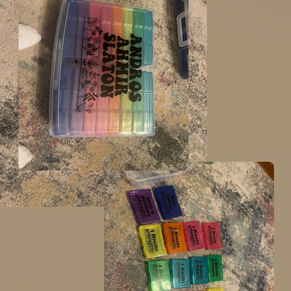 Oval Script - DIGITAL FILES | Photo Box Labels | Memory Box Stickers ...