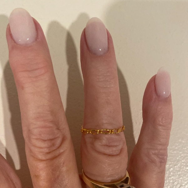 Permanent Cutting Gold Ring 16K Gold Plated Permanent Rings Gift for ...