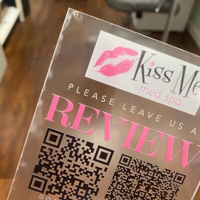 Scan Here to Pay QR Code Custom Acrylic Business Display, Online ...