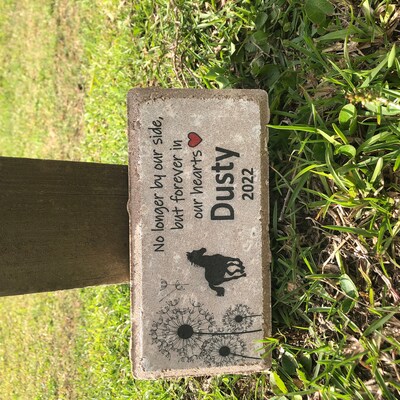 Chicken Memorial Stone personalized Pet Keepsake Loss of - Etsy
