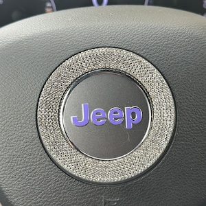 Holographic Crystal Jeep Emblem Sticker Decal, Wrangler JK, TJ, JL ...