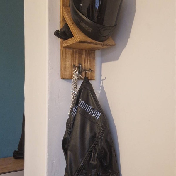 Motorbike Helmet Storage Rack Motorcycle Gear Tidy - Etsy UK