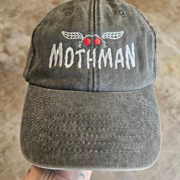 Mothman Embroidered Logo Cap - Etsy