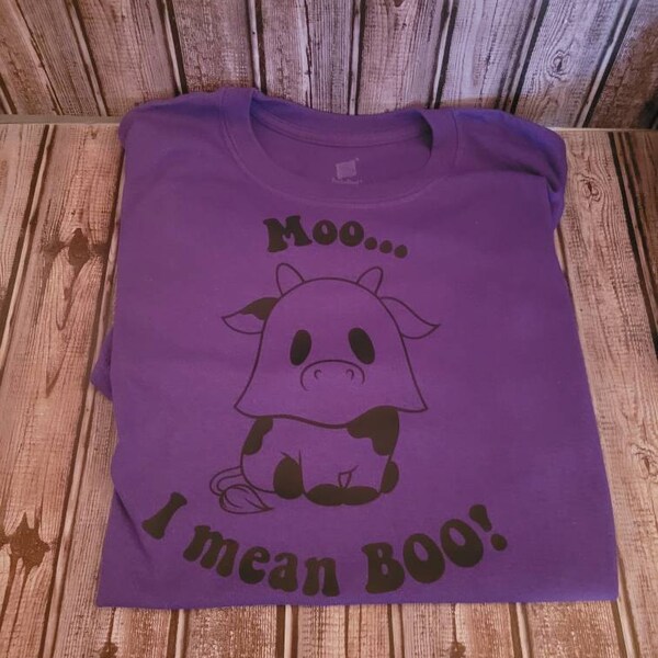 Moo I Mean Boo Png Cute Halloween Svg Cute Ghost SVG Halloween Cow Svg ...