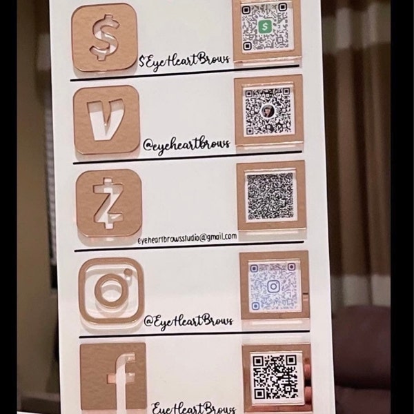5 QR Code Sign | Social Media Signs | Payment Signs | Business Signs ...