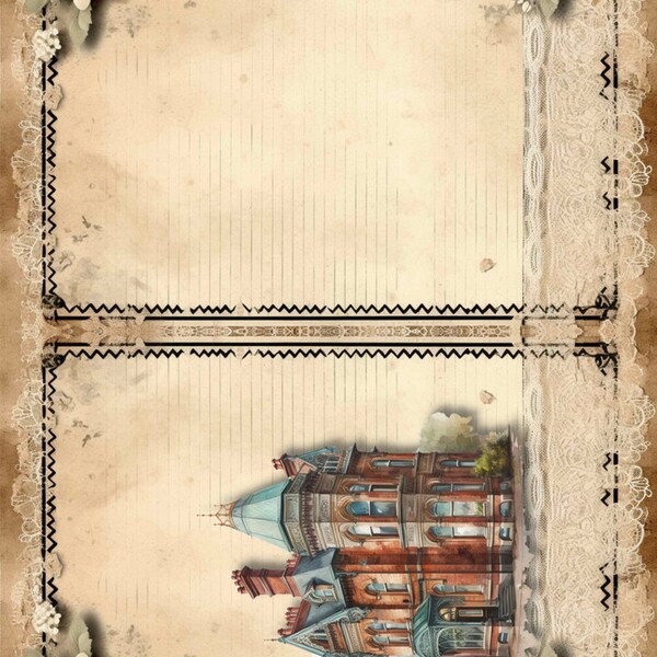 Printable Victorian Era Digital Paper, Victorian Gentlemen Ephemera ...