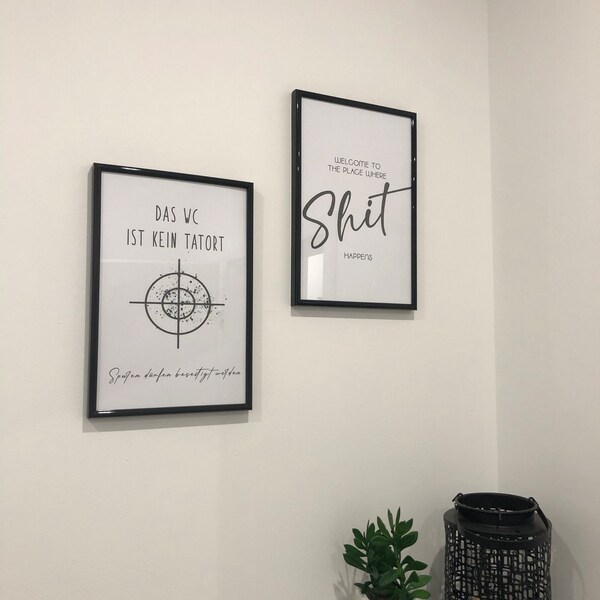 Zuhause Ausdrucken, Klo Poster, Humor Poster, printable, Pdf Datei, WC ...