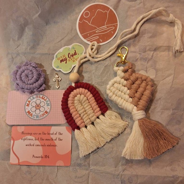 Boho Disco Ball Keychain | Hippie Keychain | Purse Wallet Bag ...