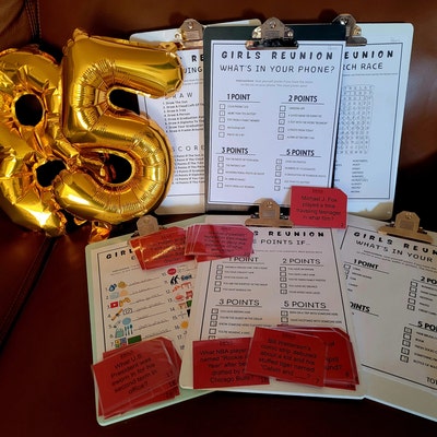 6 Trivia Night Answer Sheets Printable Rounds Questions Letter Size ...