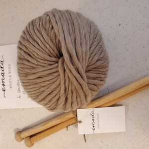 Chunky Wool / Chunky Yarn / Peruvian Wool / Organic Wool / Natural Wool ...