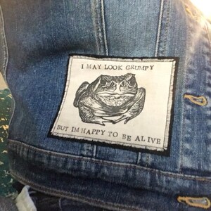 Handmade Toad Patch Iron on Toad Patch Sew on Toad Patch - Etsy