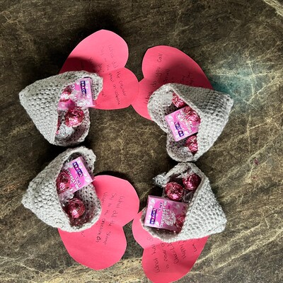 Heart Pocket, Pattern Only, Valentine's Day, Gift Bag, Gift Idea ...