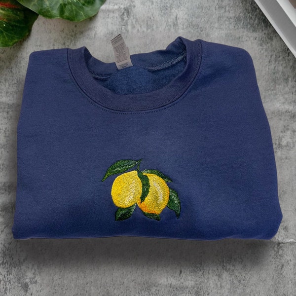 Machine Embroidery Design Lemon Branch - 5 Sizes - Etsy