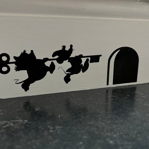 Mouse Hole Vinyl Decal 7 Designs to Choose From - Etsy