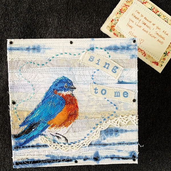Bees Delight Original Framed Textile Art - Etsy
