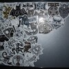 50 Cool Black and White Goth Laptop Stickers Dark Skull Tattoo Decals ...