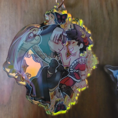 Thanzag Zagthan Zagreus Thanatos Keychain Charm Hades Game - Etsy