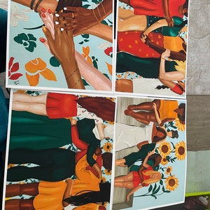 Girls Night-art Print - Etsy