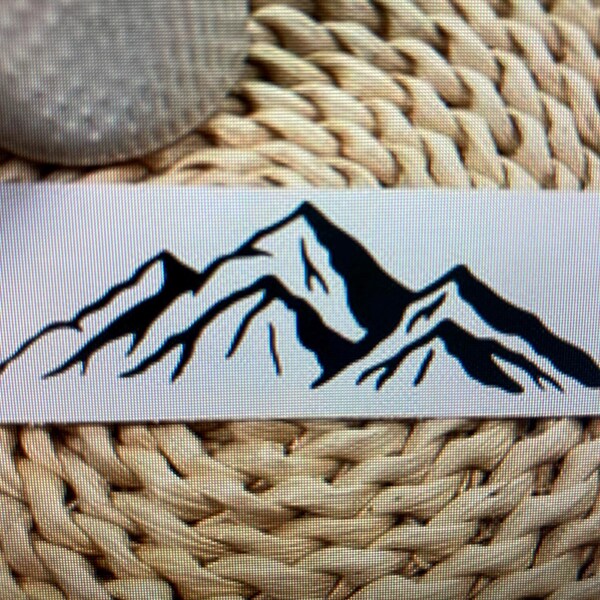 Mountain Decal, Mountain Sticker, Camper Sticker, Van Sticker, Caravan ...