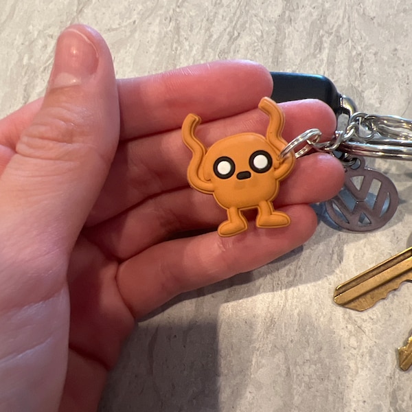 Adventure Time Keyrings/keychains | Cartoon Cute Emo Kids Goth Fun Jake ...