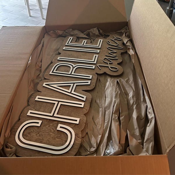 Freestanding Wooden Name Cutouts, Wooden Letters, Name Sign, Baby ...