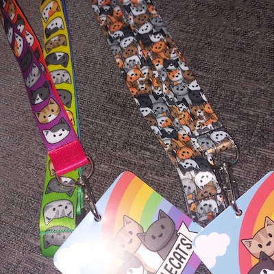 Pride Flag Cat Vinyl Sticker Pride Rainbow / Progress / - Etsy