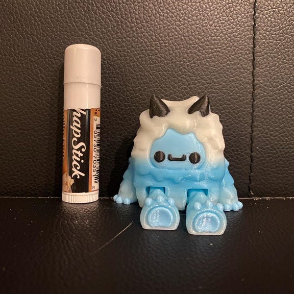 Yeti With Optional Shelf | Bigfoot | 3D Printed | Articulated | Fidget ...