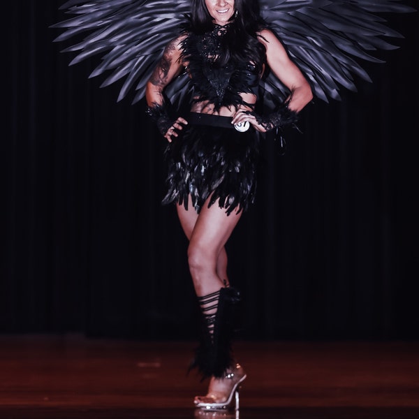 Cyberpunk Jacket Futuristic Clothing Men Black Long Trench Coat Men ...