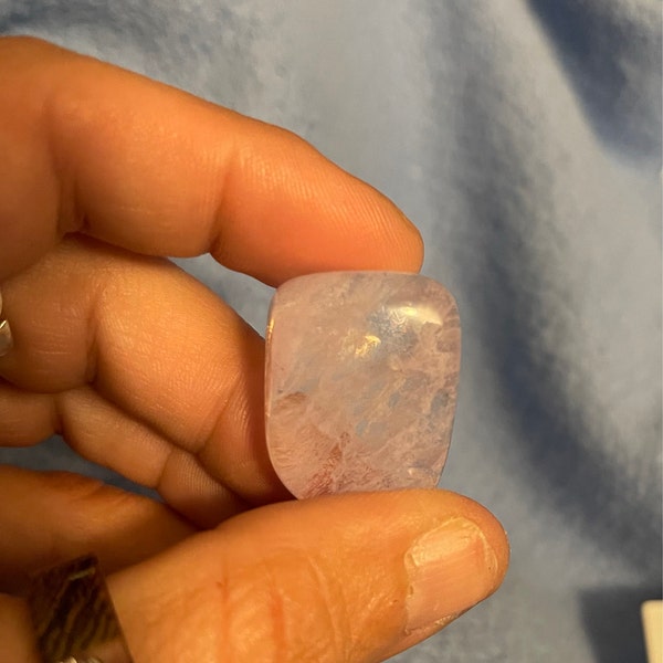 White Aventurine Tumble, Lepidolite With Mica Tumbled Stone - Etsy